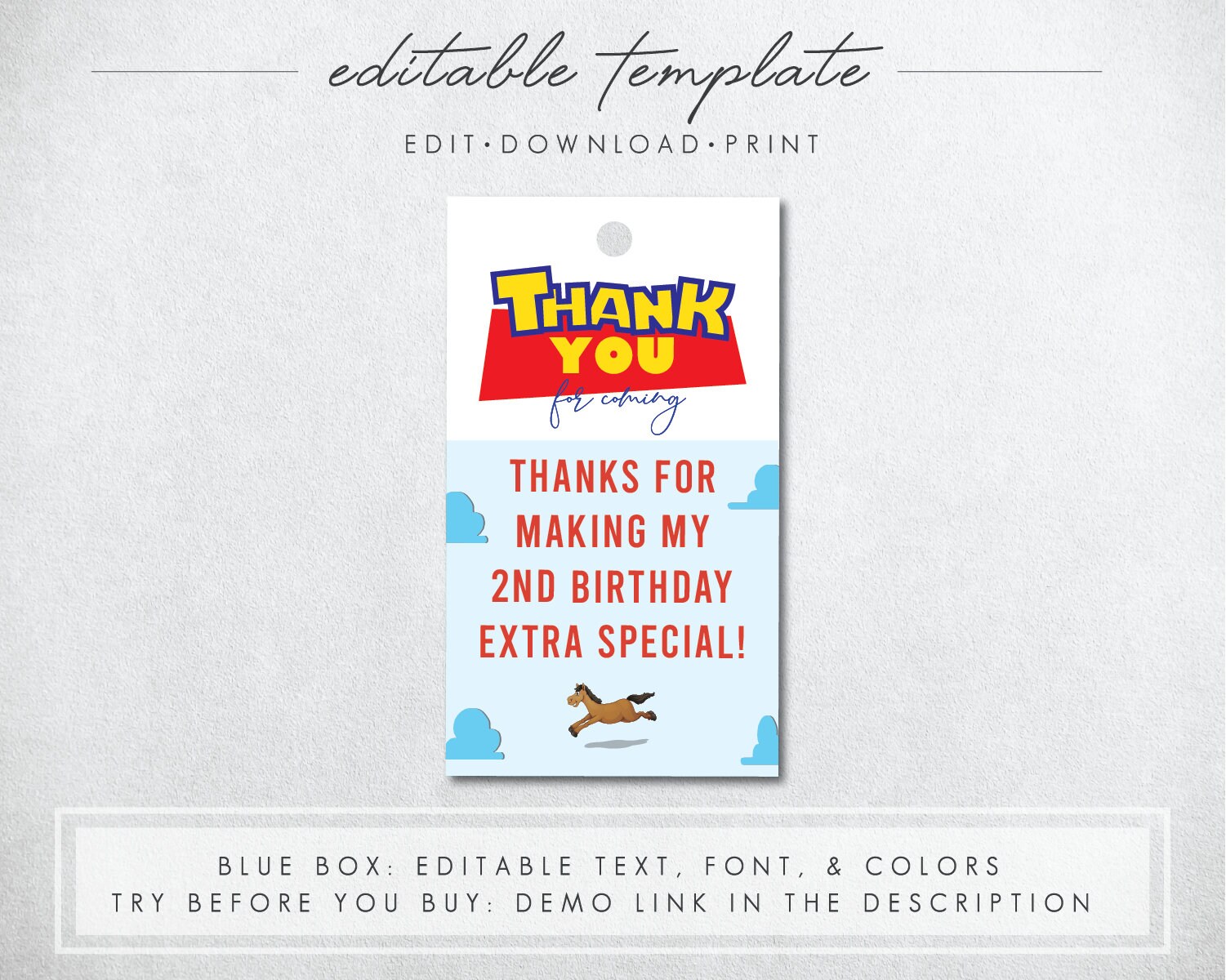 Two Infinity Favor Tags Two Infinity and Beyond Gift Tags | Etsy