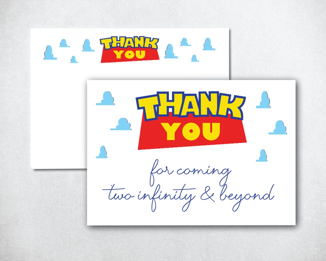 Two Infinity Thank You Card, Two Infinity Thank You Note, Two Infinity ...
