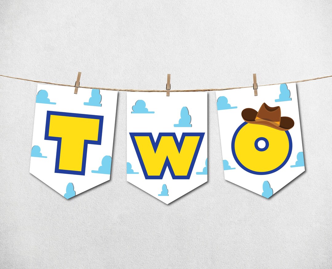Two Infinity and Beyond Banner, Two Infinity Birthday Banner, Printable ...