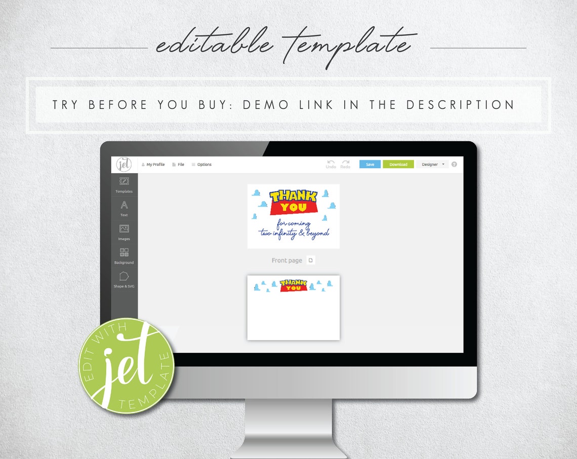 Two Infinity Thank You Card Two Infinity Thank You Note Two - Etsy