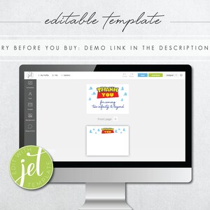 Two Infinity Thank You Card, Two Infinity Thank You Note, Two Infinity ...