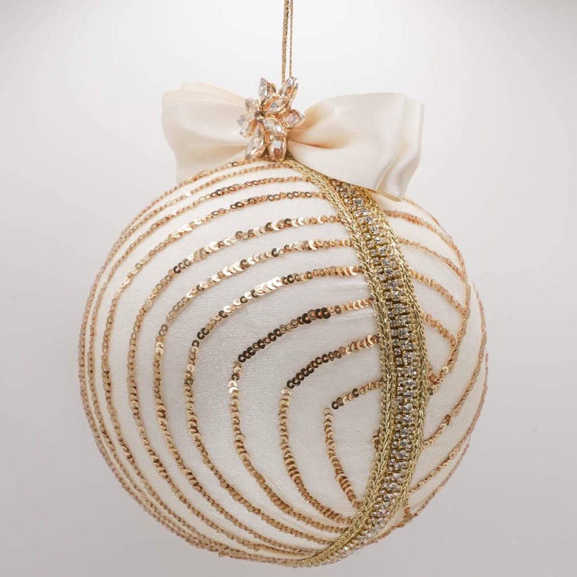 Gold Ball Ornaments - Etsy