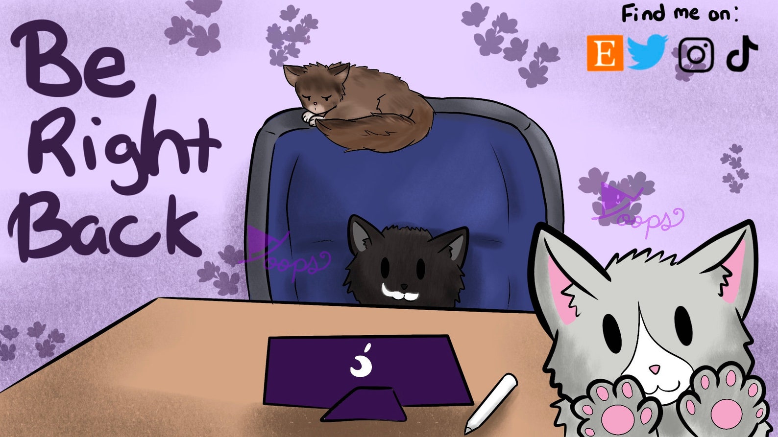 CUSTOM Stream Scene Be Right Back for Twitch or Other - Etsy