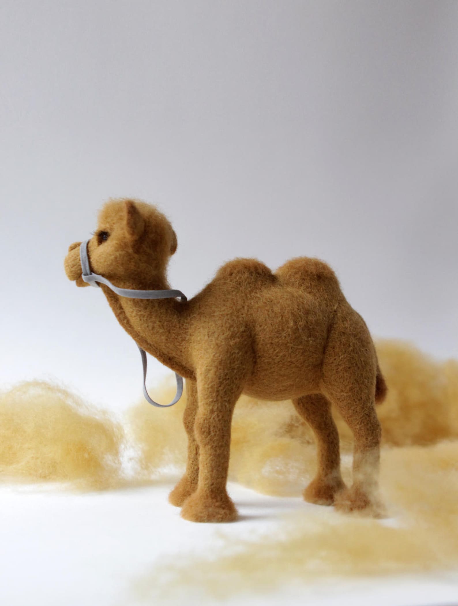 Needle Felted Camel Art Doll Animal Collectible Figurine | Etsy