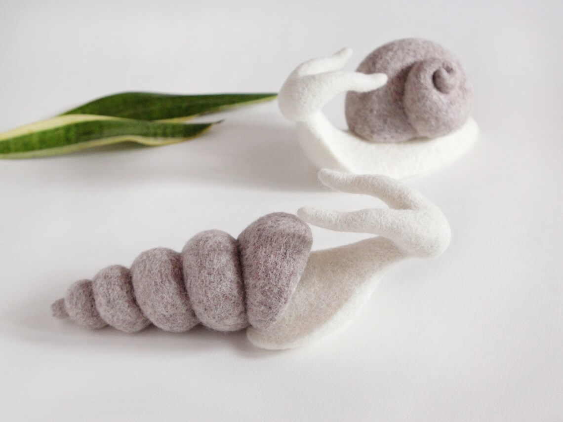 Needle Felted Snail Sculpture Cute Housewarming Gift | Etsy UK