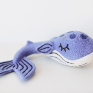 Blue Whale Needle Felted Sea Ocean Animals Whale Lover Gift - Etsy