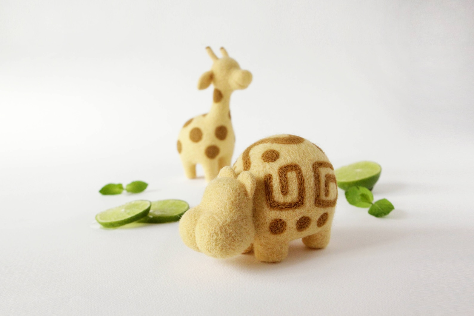 African Animals Figurines Safari Set Needle Felted Hippo and - Etsy