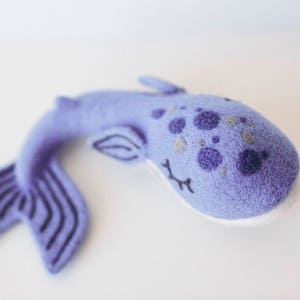 Blue Whale Needle Felted Sea Ocean Animals Whale Lover Gift - Etsy