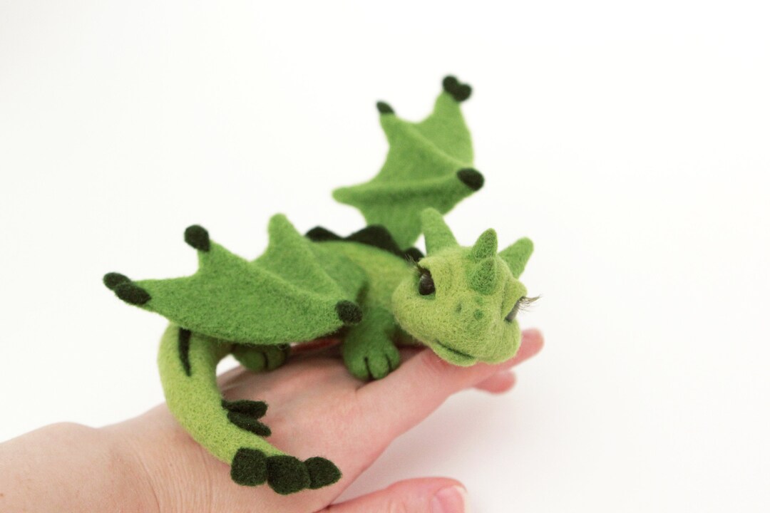 Forest Dragon Baby Figurines, Kids Shelf Decor, Fairytale Animals Doll ...