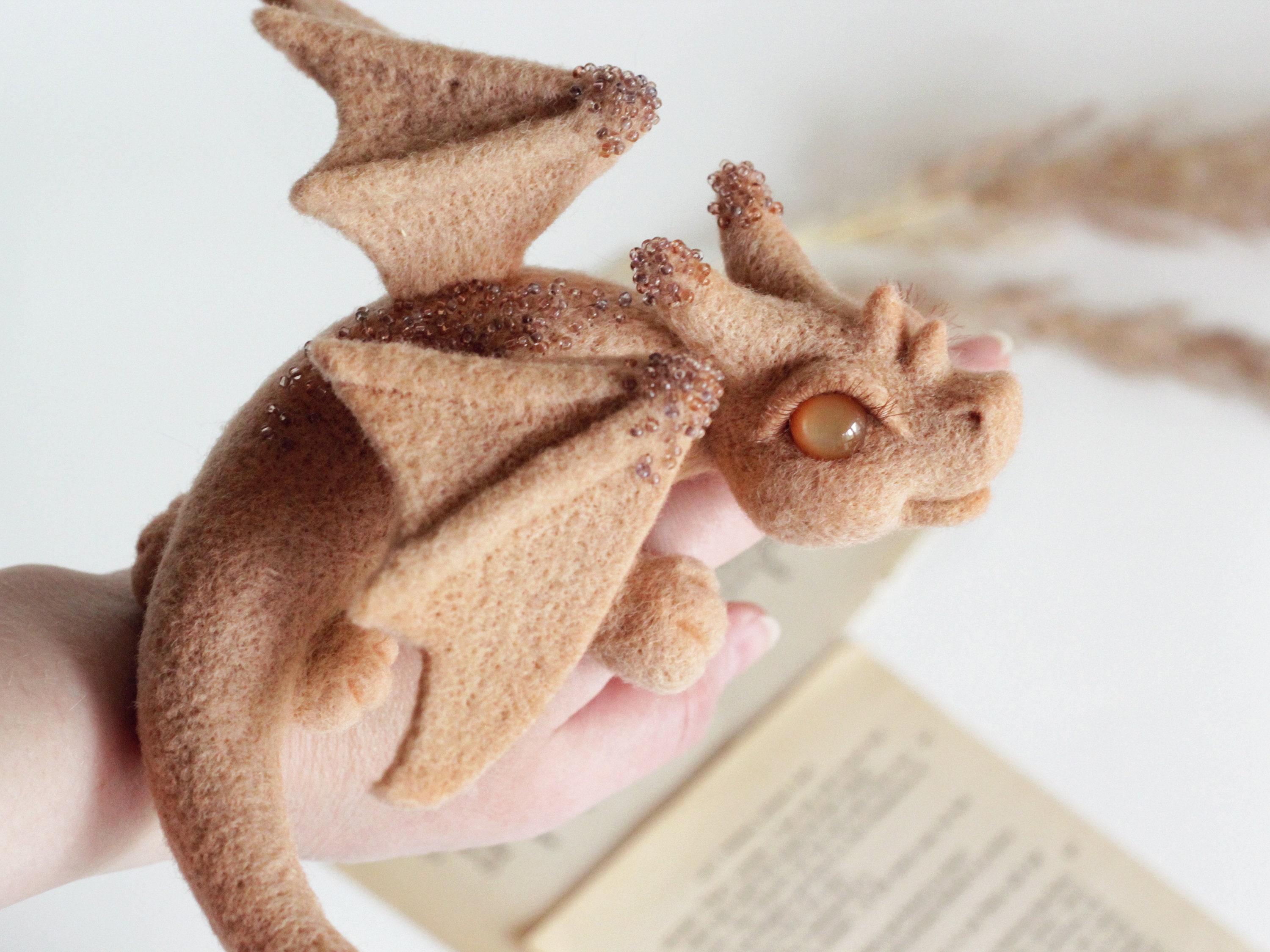 Art Dolls Dolls & Miniatures gift for fantasy lover dragon doll cute ...