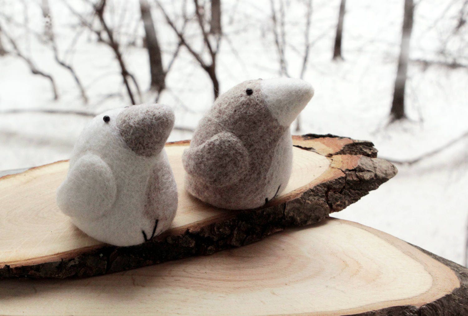 Needle felted crows funny birds gift for a friend | Etsy