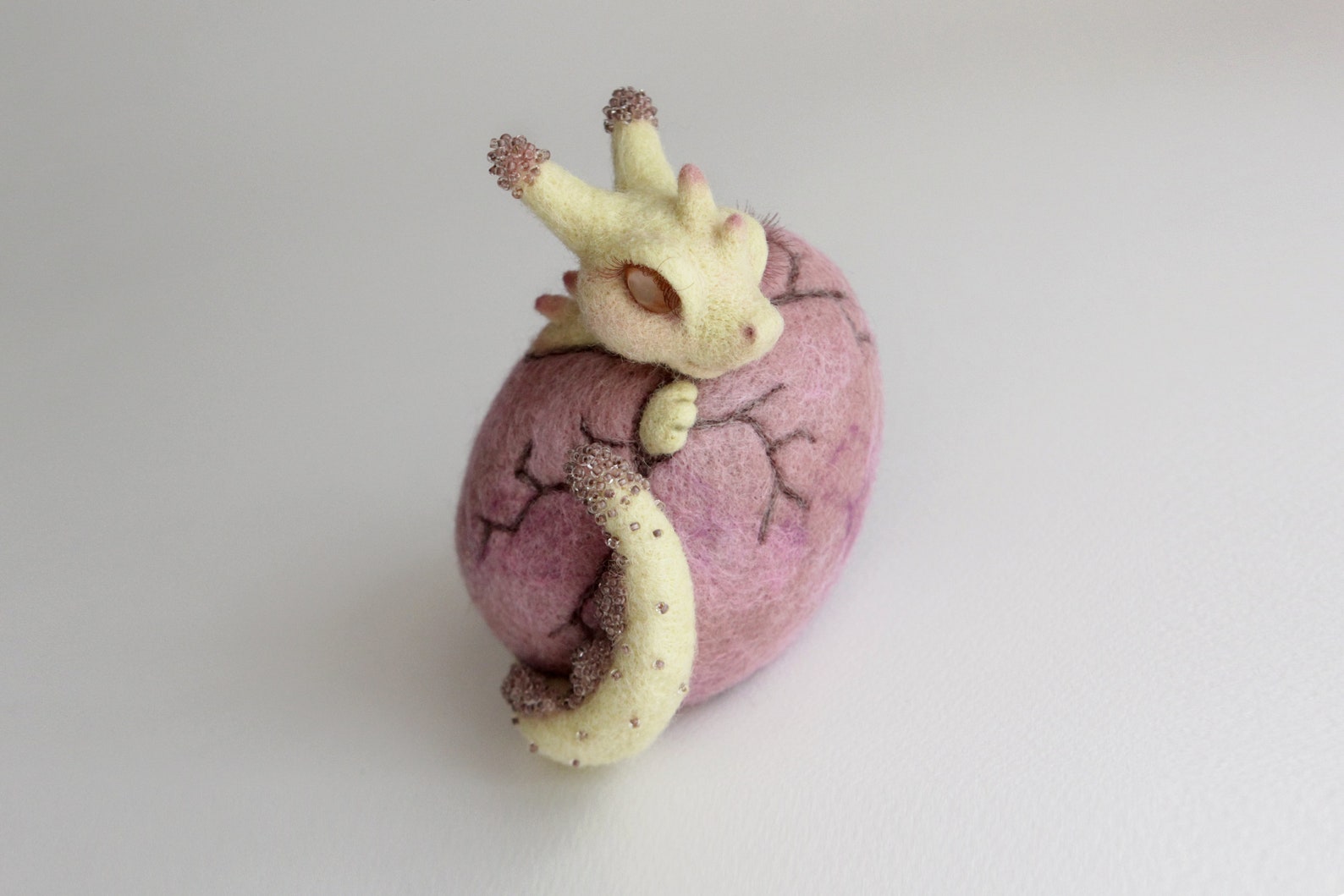 Dragon in egg figurine fantasy creature dragon fan gift | Etsy