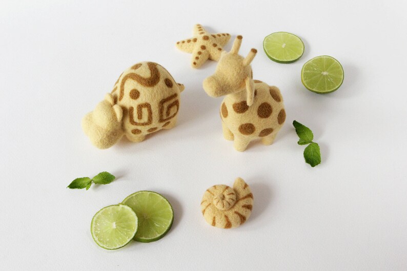 African Animals Figurines Safari Set Needle Felted Hippo and - Etsy