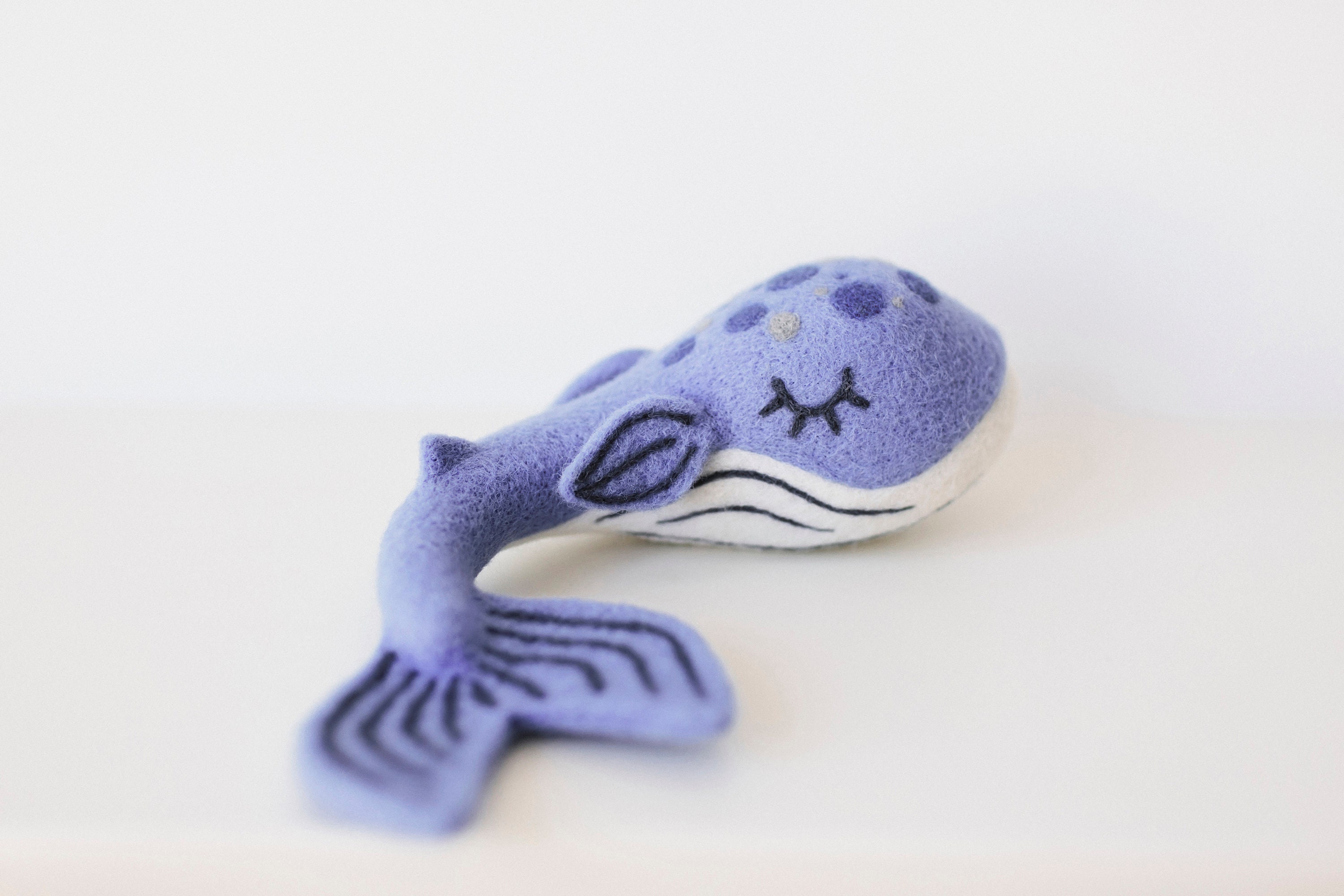 Blue Whale Needle Felted Sea Ocean Animals Whale Lover Gift | Etsy