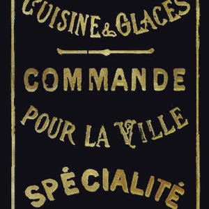 FRENCH PATISSERIE SIGN, Vintage French Pastry Shop Print, Paris France ...