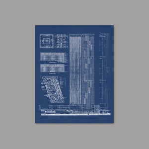 World Trade Center Blueprint : Vintage NYC - Blueprints of World Trade ...