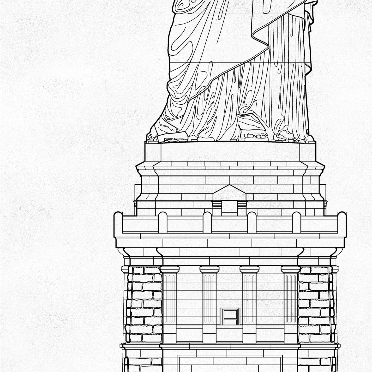 Statue Of Liberty Dimensions at Claudia Kidd blog
