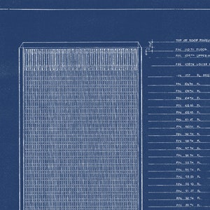 WORLD TRADE CENTER Blueprints: Vintage Architecture - Wtc Plans - Nyc ...