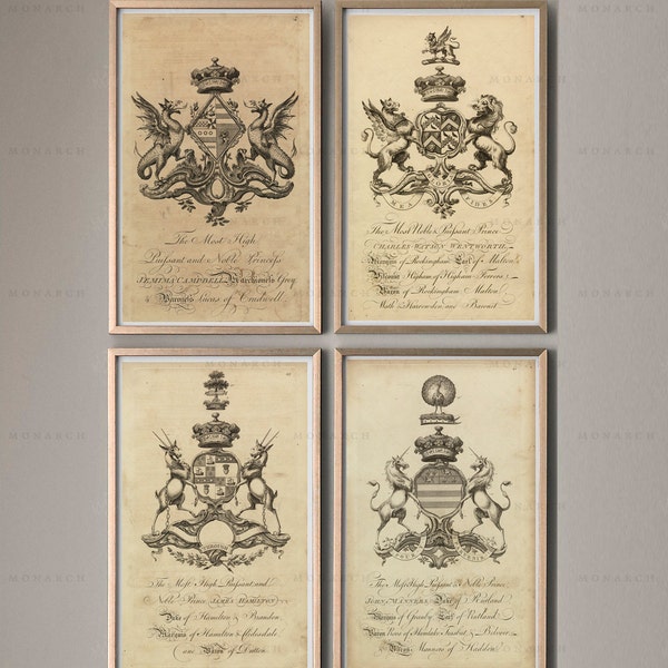 Medieval Coat of Arms Print - Etsy Canada