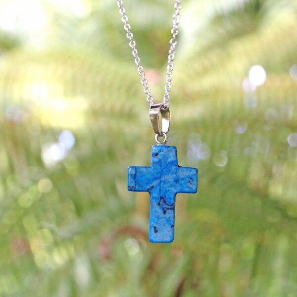 Blue Stone Necklace - Etsy