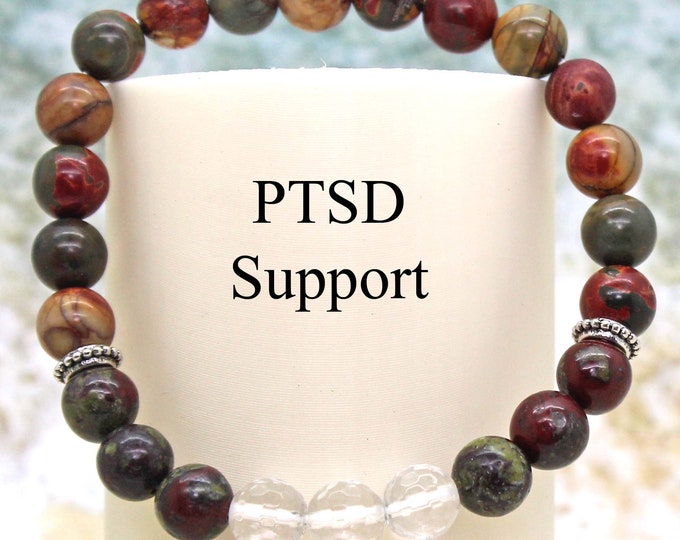 PTSD Support Bracelet / Healing for Trauma / Dispels Negativity ...