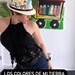 Hand Painted Fedora Paint Drip Puerto Rico by Izis La - Etsy