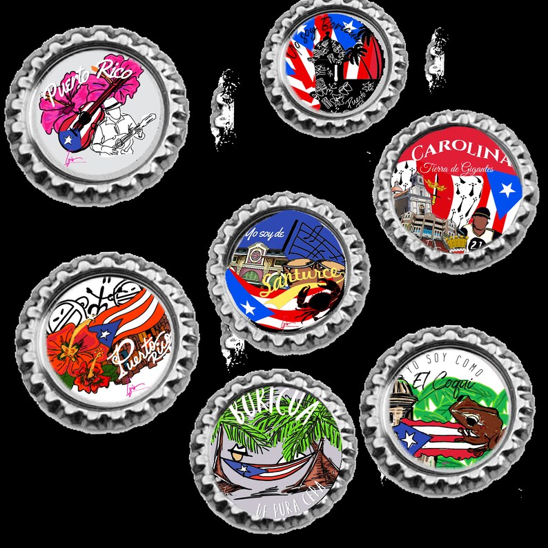 Soy De PUERTO RICO Magnet/button - Etsy