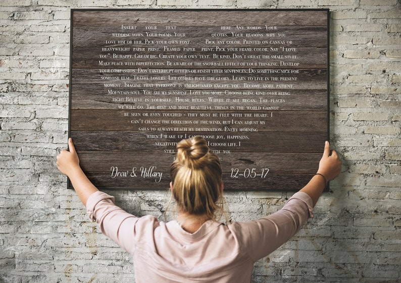 Personalized Framed Song Lyrics Wall Art 1st Anniversary Gift | Etsy Personalized Framed Song Lyrics Wall Art 1st Anniversary Gift | Etsy