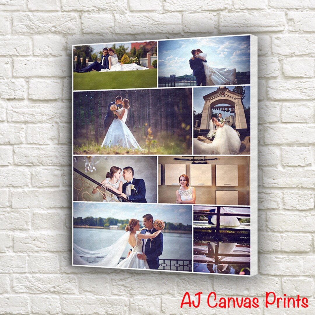 Photo Collage on Canvas, Pictures Collage, Collage Wall Art, Canvas ...