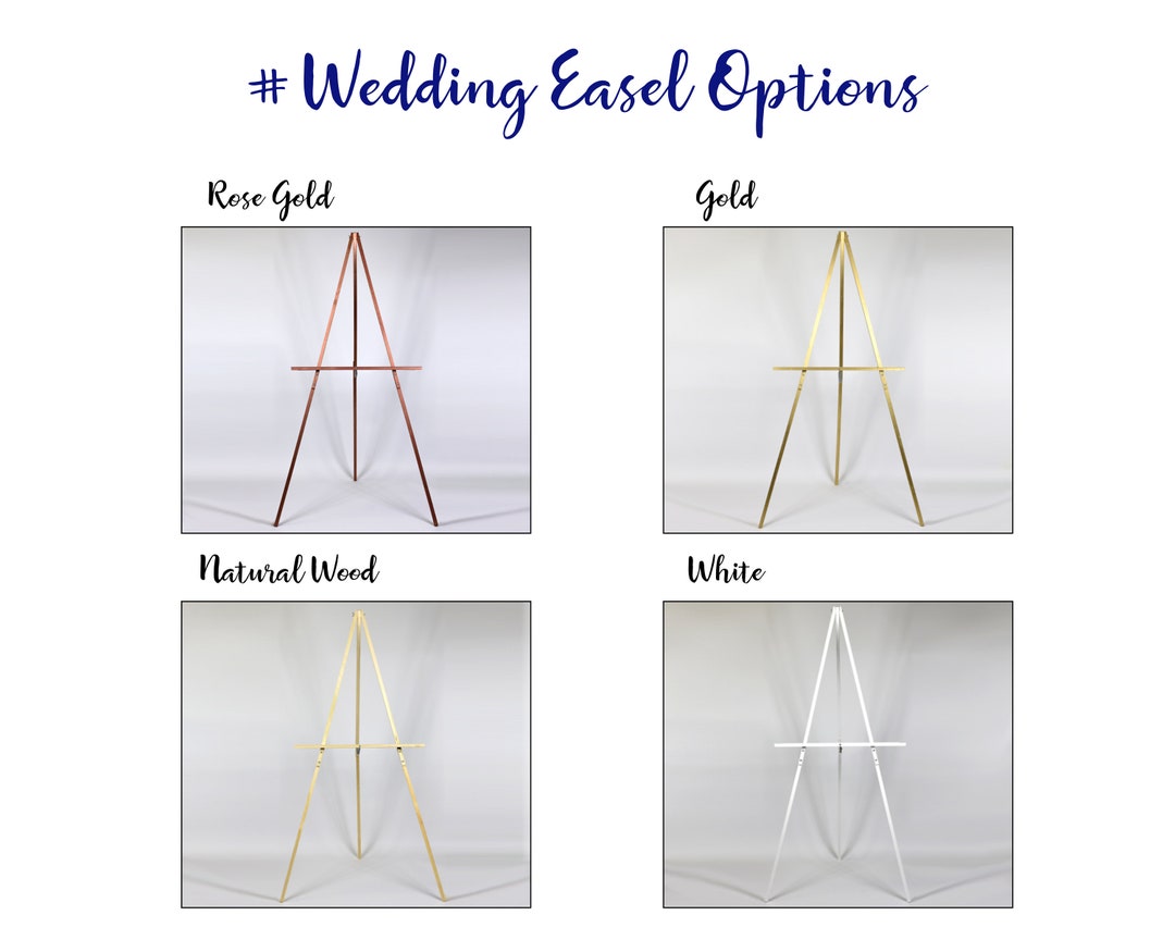 Wedding Easel, Table Plan Easel, Welcome Sign Easel, Light Wood ...