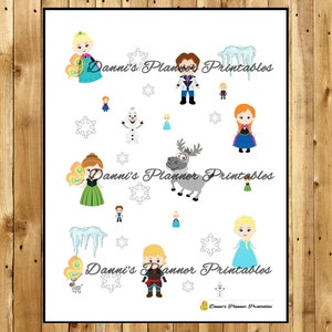 Frozen Weekly Printable Planner Kit - Etsy