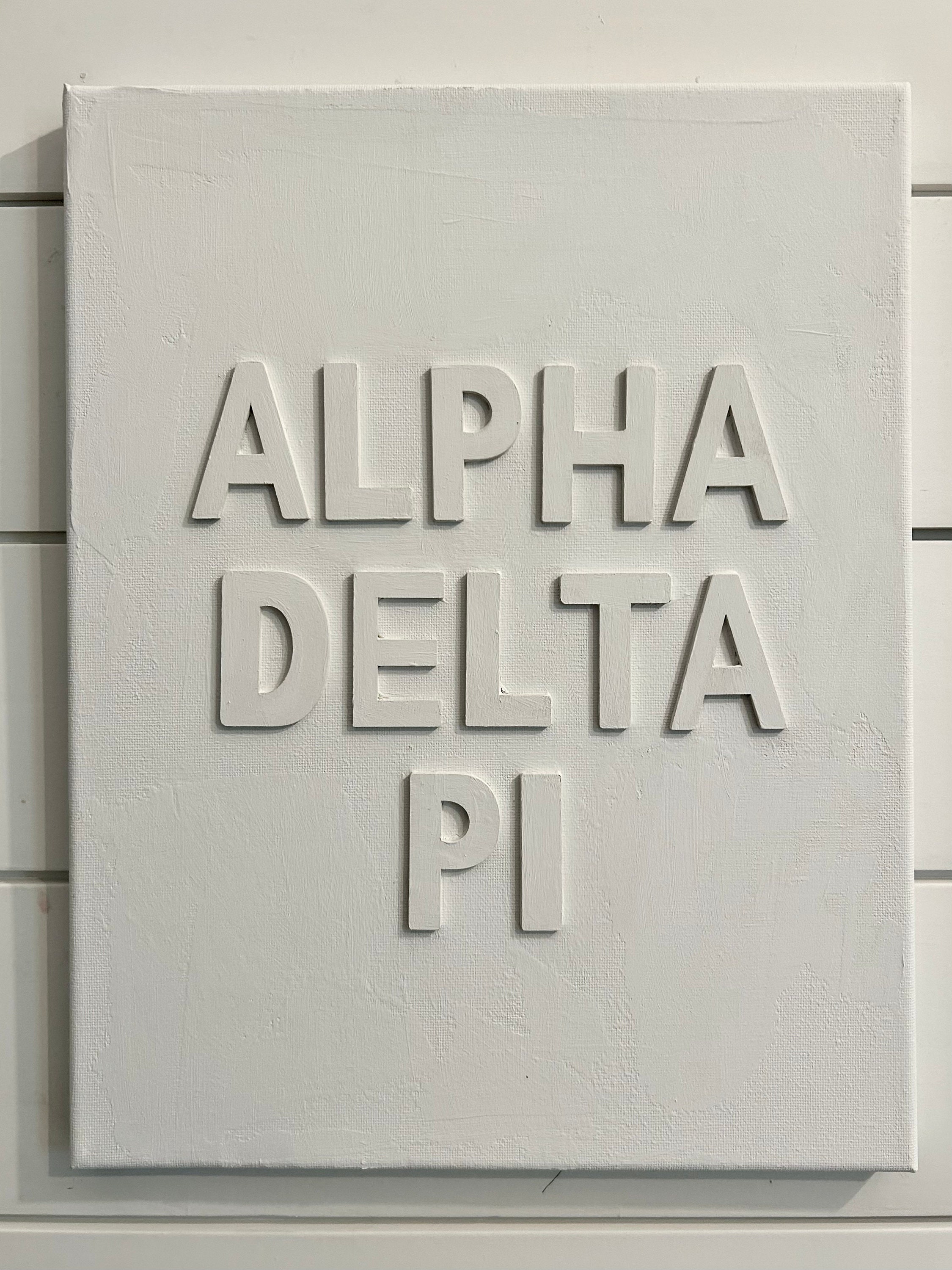 Custom Block Letter Canvas, Dorm Room Decor, Custom Wall Decor, College ...
