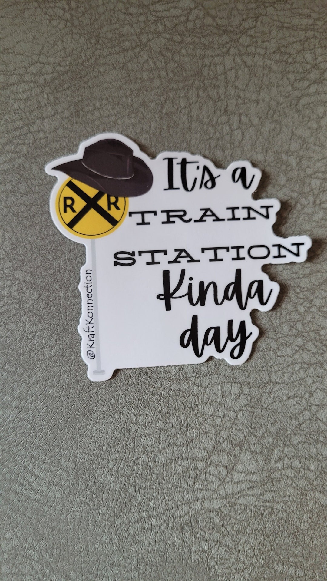 Yellowstone Rip Wheeler Train Station 3" Sticker, It's A Train Station ...