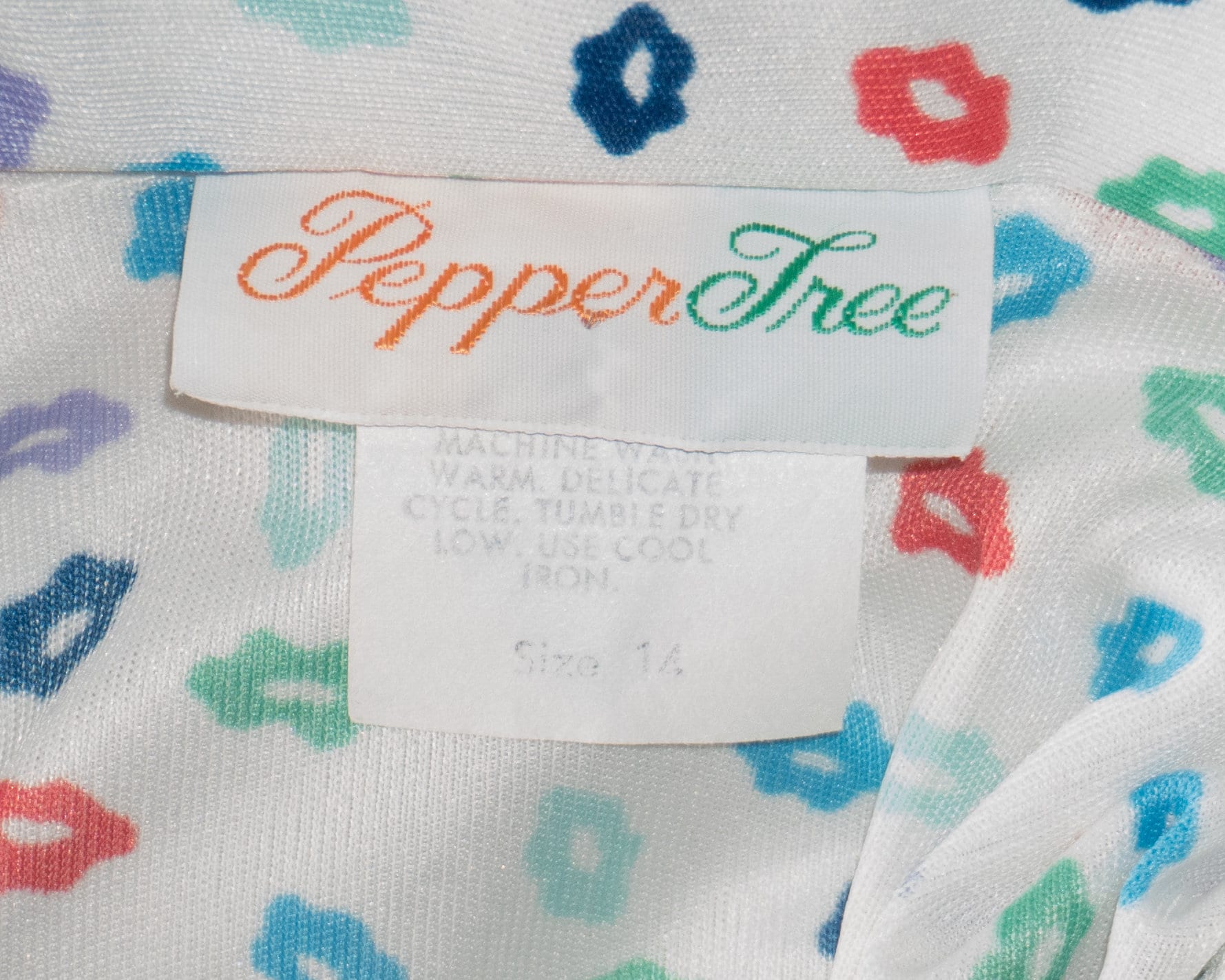 Vintage Pepper Tree White Button-up Shirt Small 100% Polyester - Etsy