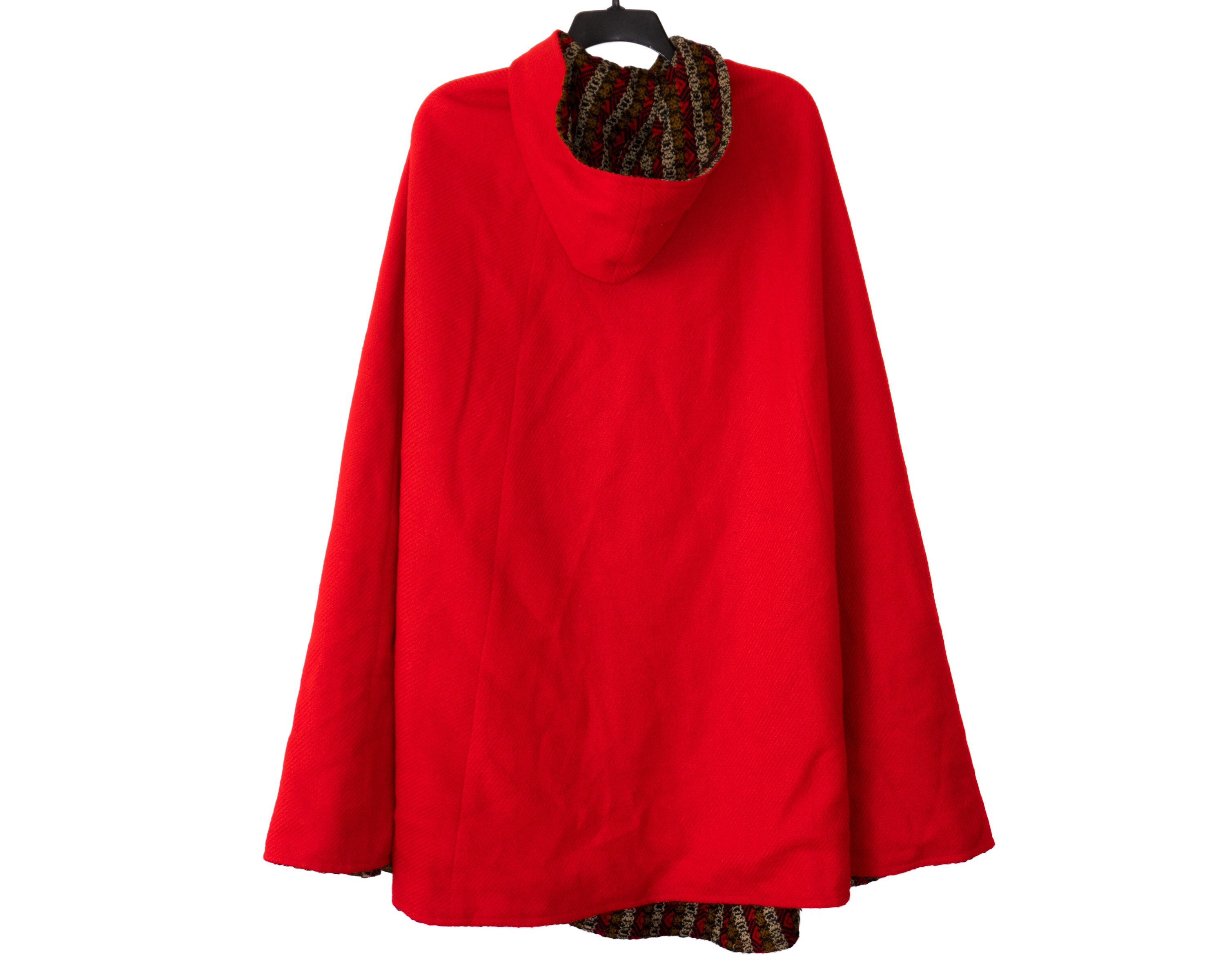 Vintage Handmade Reversible Enchanted Magic Folk Cape Cloak Krokbragd ...