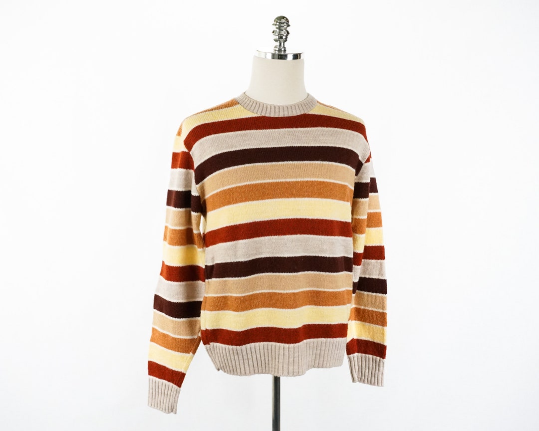 Vintage Thane Hughes & Hatcher Brown Cream Yellow Gradient Ombre ...