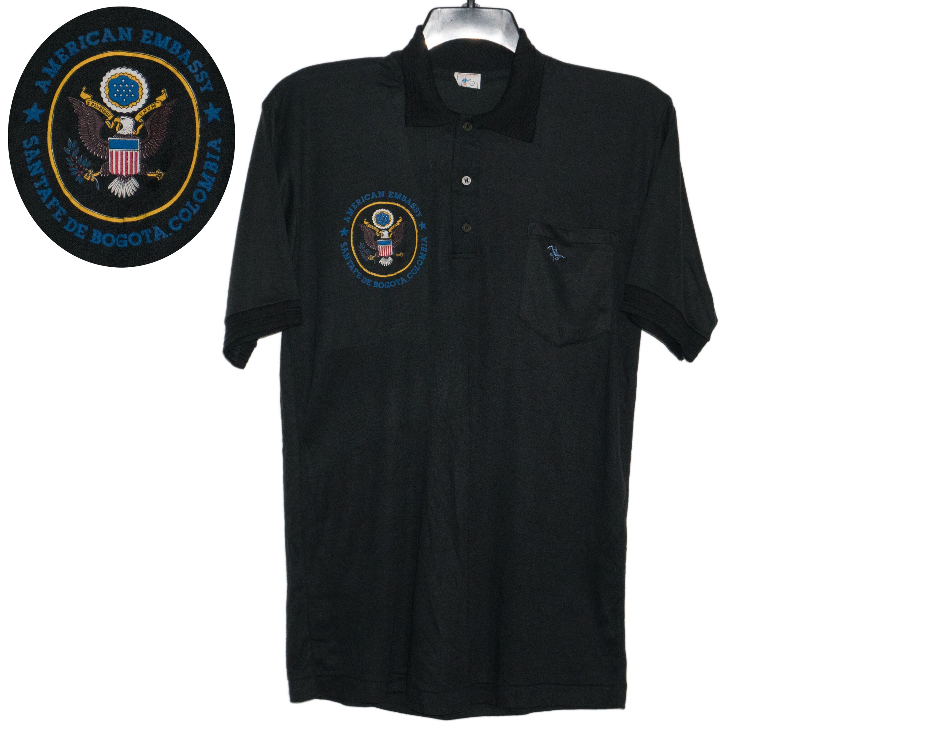 Vintage American Embassy Polo Santa Fe Bogotá Colombia Narcos - Etsy