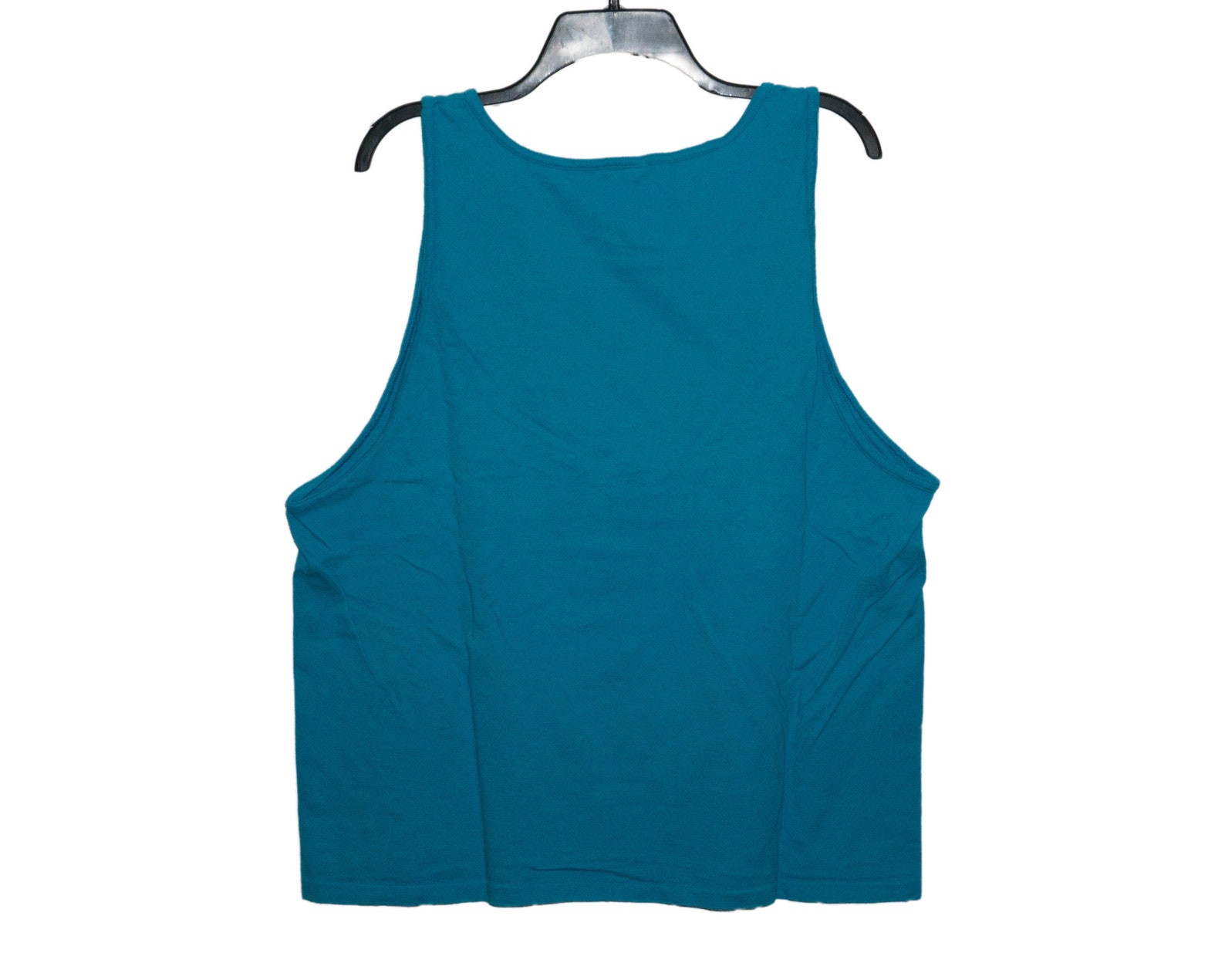 Vintage Plain Blank Solid Aqua Blue Todays News Tank Top Large - Etsy
