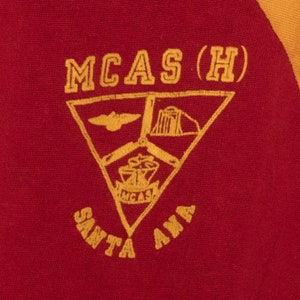Vintage MCAS (H) Santa Ana Marine Corps Air Station 70's Champion Red ...