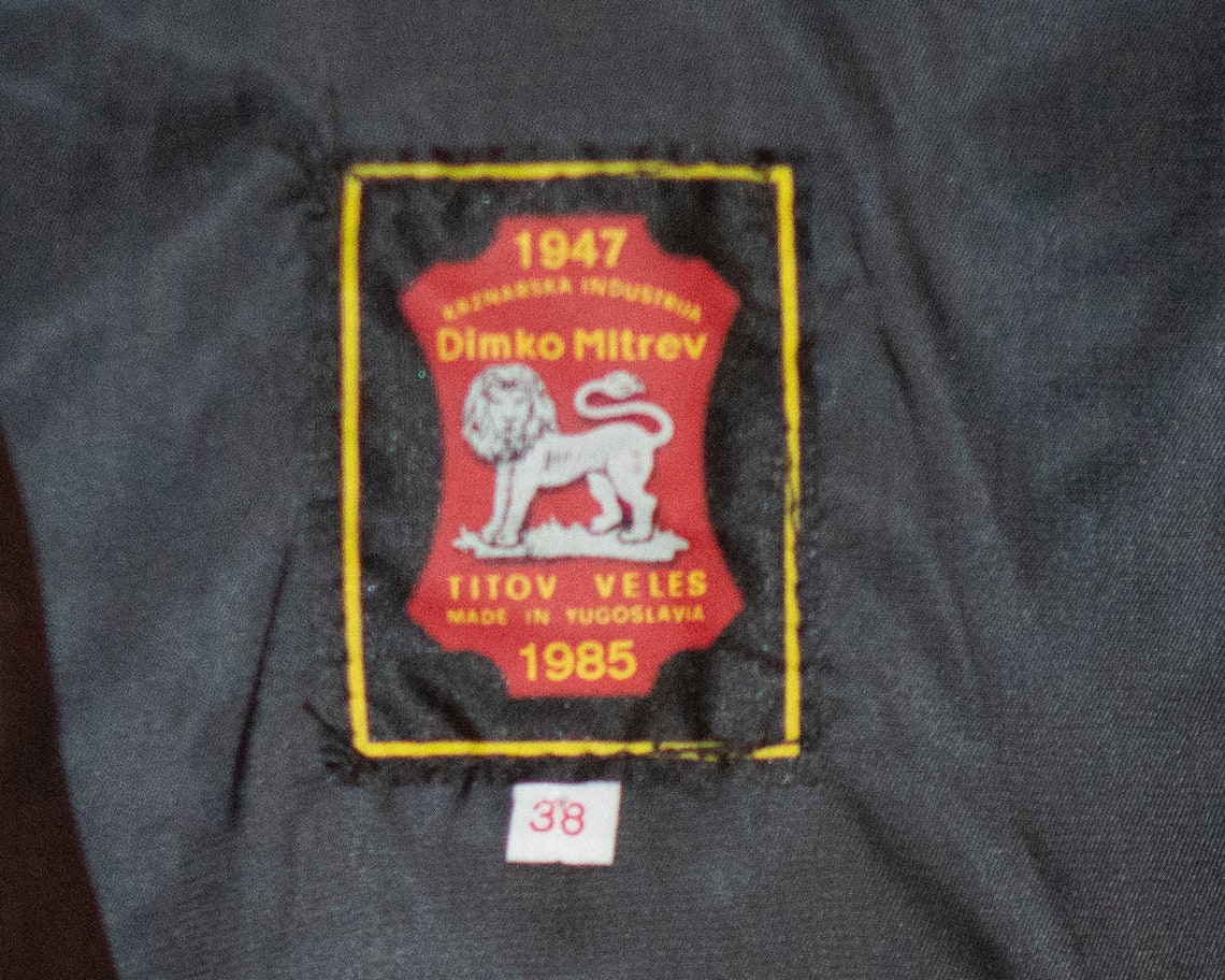 Dimko Mitrev Titov Veles Sheep/lamb Gray/brown Fur Coat Bomber Jacket ...