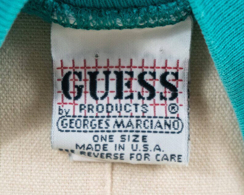 Vintage Guess Georges Marciano Embroidered Teal Jean Denim Blue ...