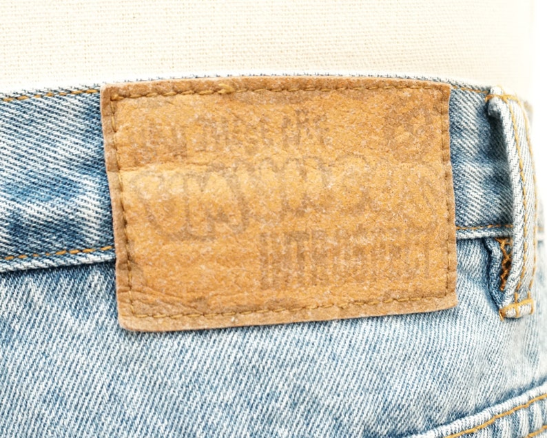 Vintage Introspect Umungus Light Wash Big Baggy Denim Jean Shorts Size ...