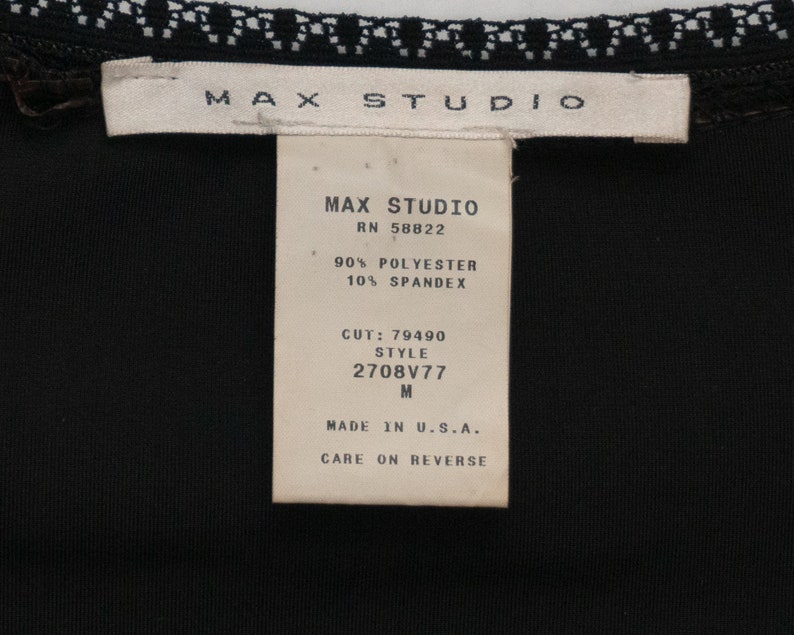 Vintage Max Studio Velvet Velour Black Renaissance Festival Blouse Long ...