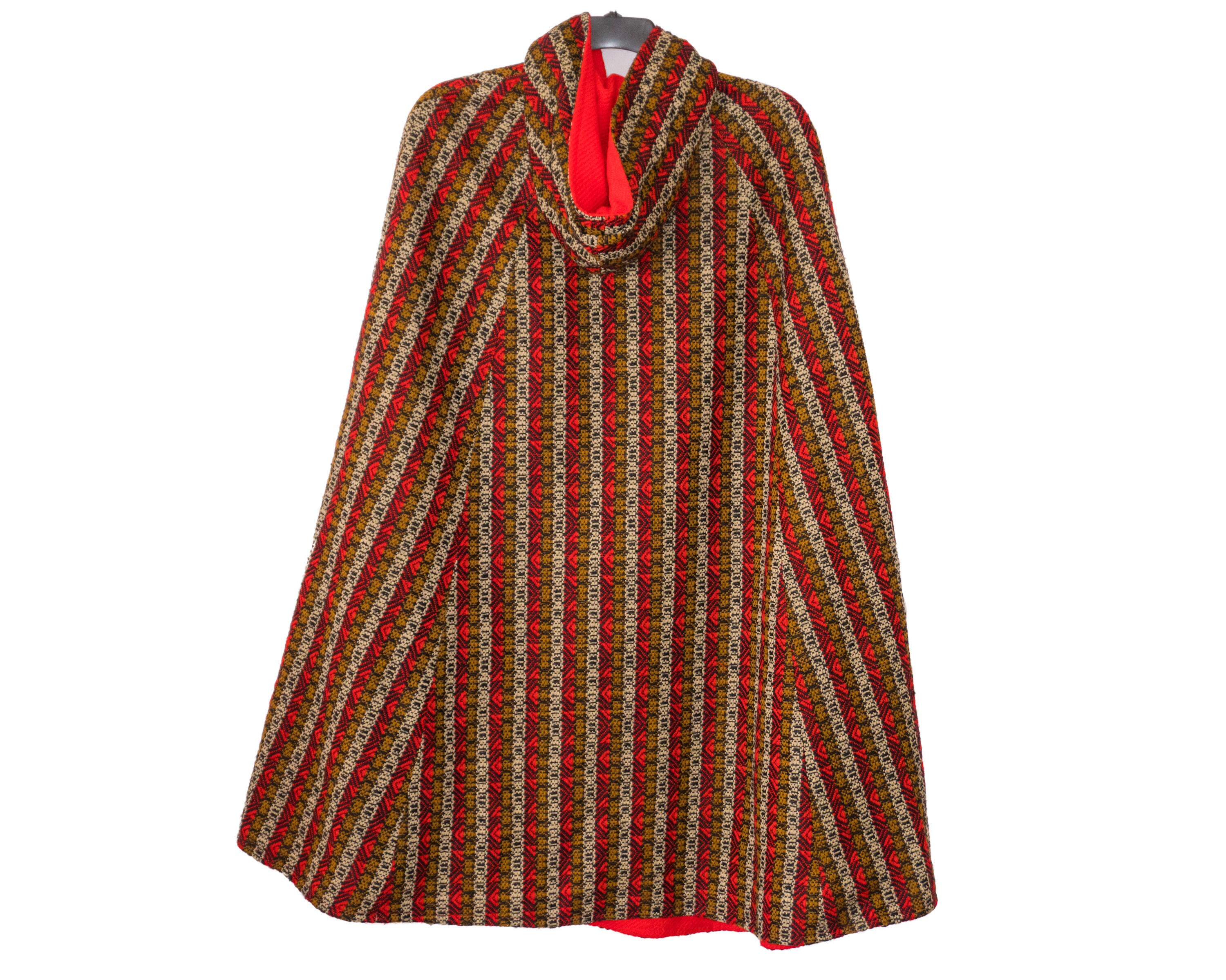 Vintage Handmade Reversible Enchanted Magic Folk Cape Cloak Krokbragd ...