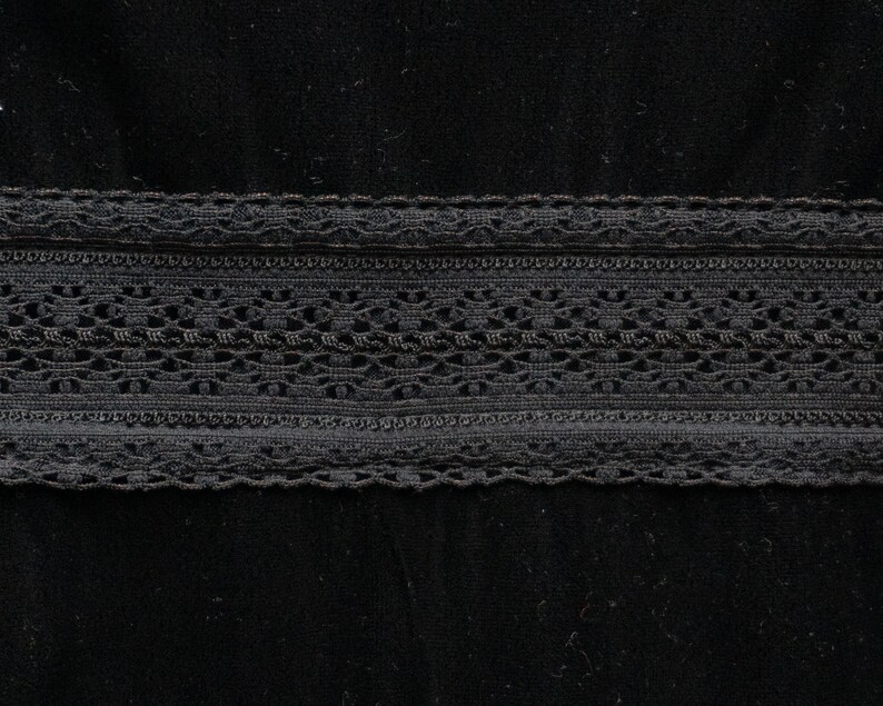 Vintage Max Studio Velvet Velour Black Renaissance Festival Blouse Long ...