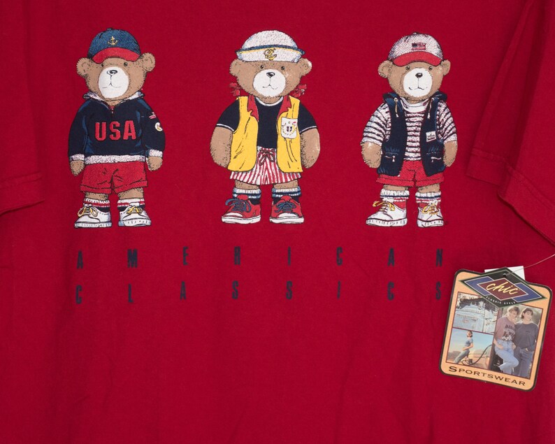 Vintage New Deadstock Chic Bootleg Rip-off Ralph Lauren Polo Bear ...