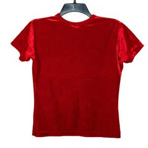 Vintage 90's Velvet Red Velour Fitted Baby Doll Sexy - Etsy