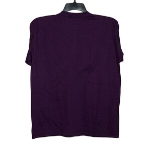 Vintage New Deadstock Dark Purple Eggplant Favorites Pocket Tee T-shirt ...