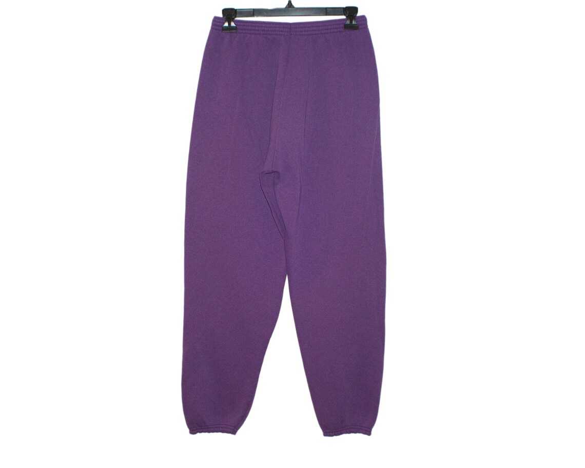 Vintage Tultex Purple Plain Blank Solid Sweatpants - Etsy