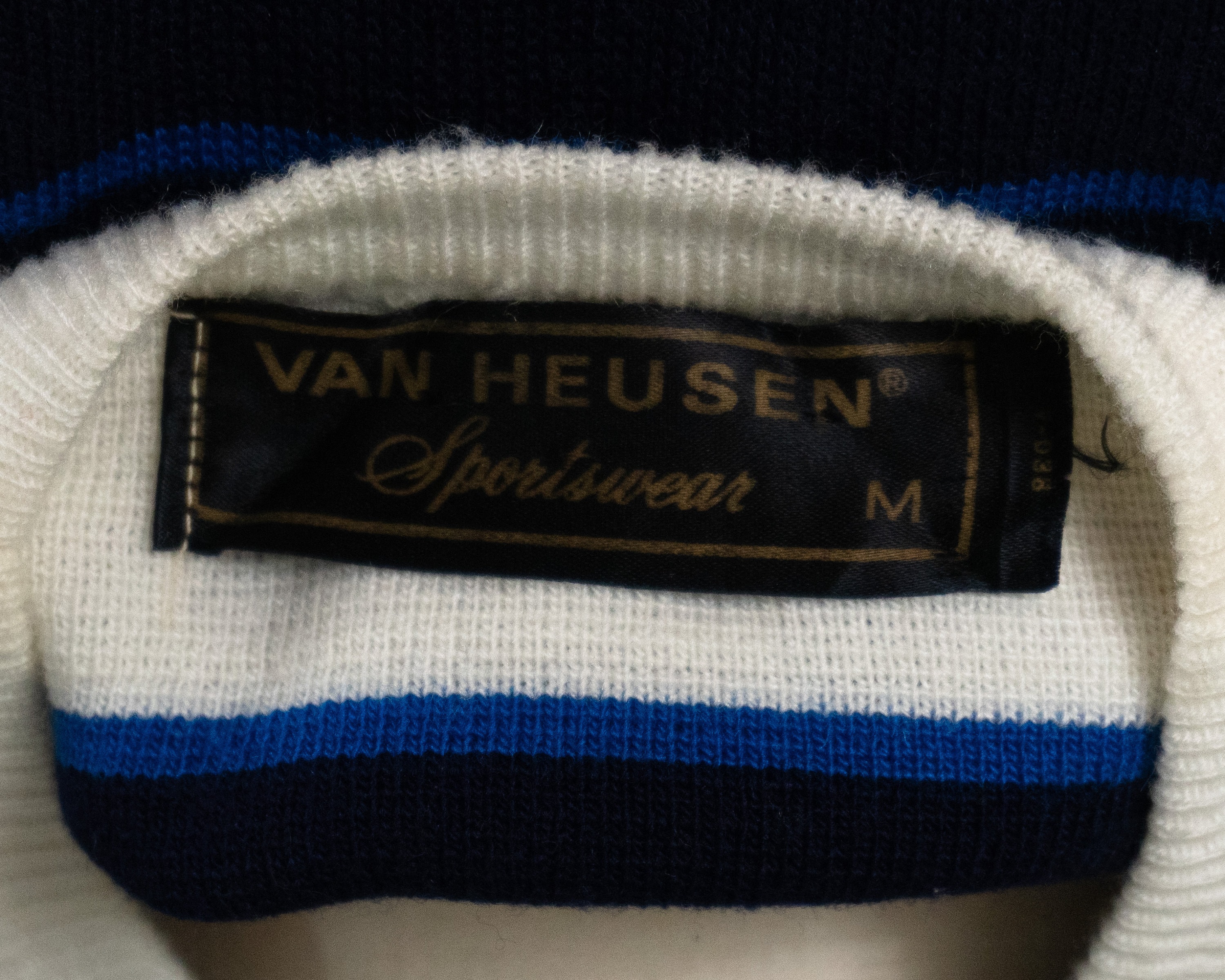 Vintage Ketch Van Heusen Sportswear Red White Blue Navy Striped Ski ...